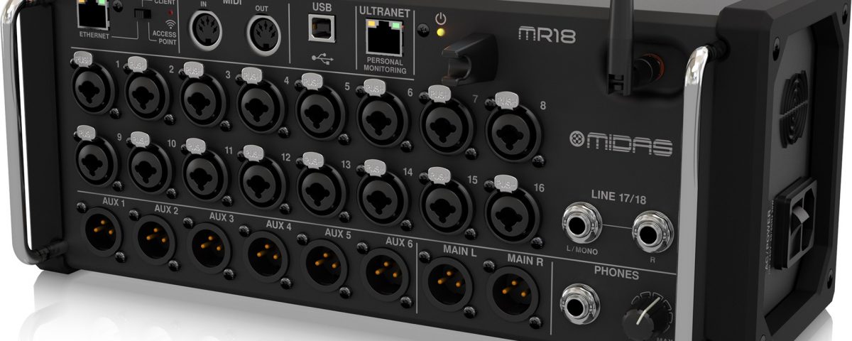 Midas MR18 – цифровой 18-канальный микшер с Wi-Fi - SOUNDMAN | Звуки ...