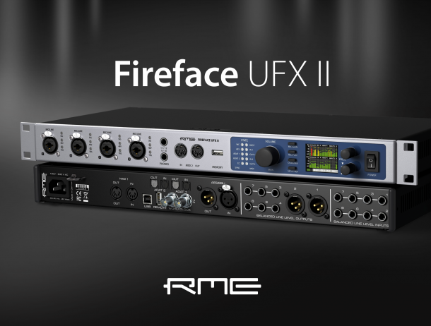 RME Fireface UFX II – многоканальный рэковый звуковой интерфейс 30х30 ...