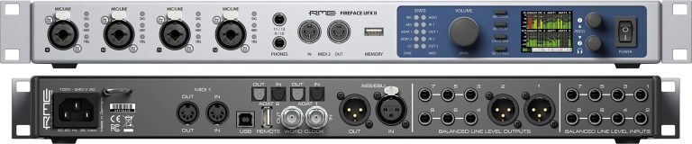 RME Fireface UFX II – многоканальный рэковый звуковой интерфейс 30х30 ...