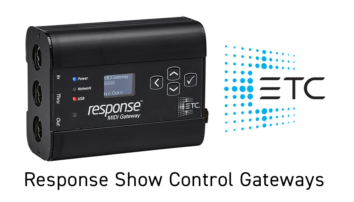 ETC Response Show Control Gateways – шлюз подключения консолей EOS к устройствам MIDI или SMPTE ...